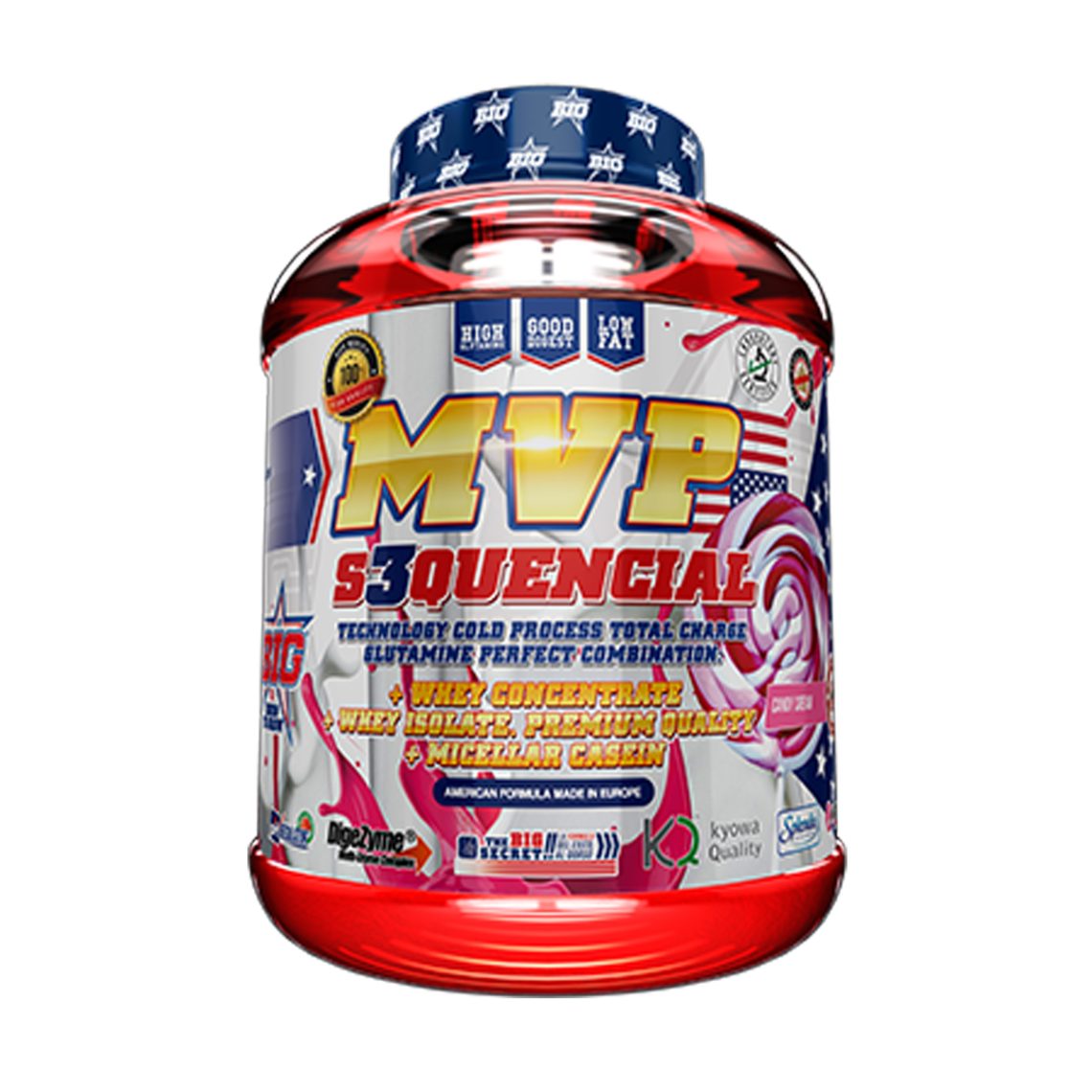 Proteina MVP S3QUENTIAL BIG Concentrado/aislado/caseina
