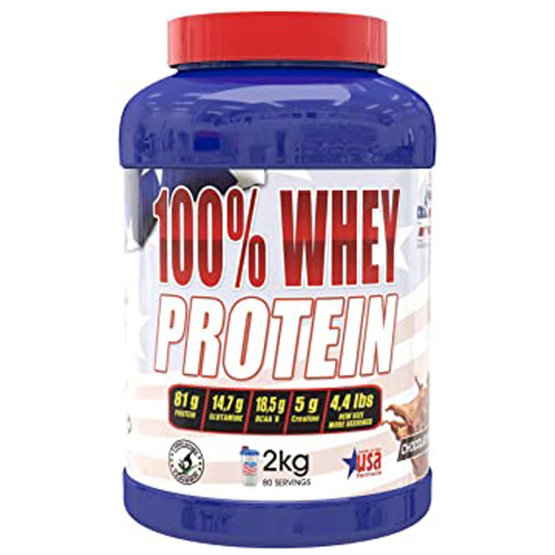 Proteina 100% WHEY PROTEIN American Suplement 2 Kg