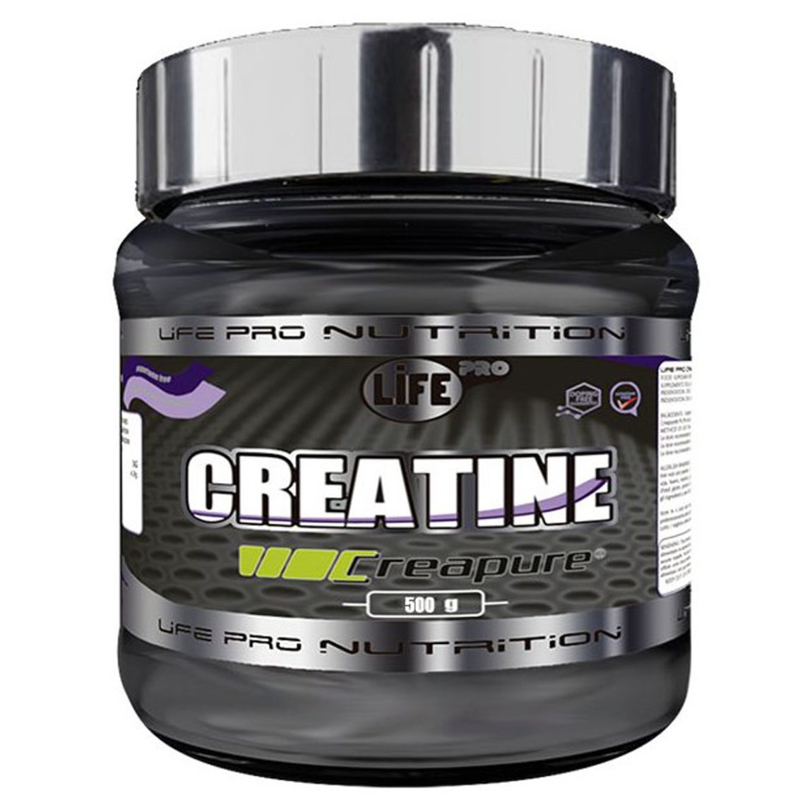 Creatina Life Pro Creapure 500 Gr - Patente Alemana