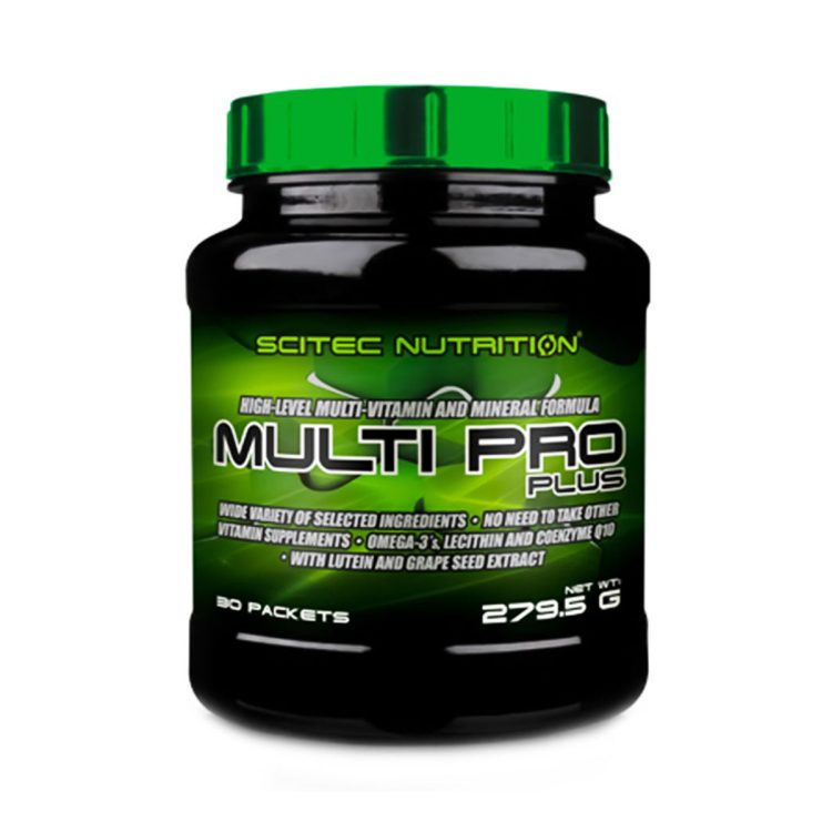 Multivitaminico MULTI PRO PLUS Scitec Nutrition 30 Pack + Coencima Q10