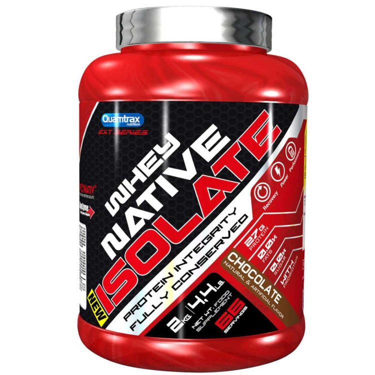 Proteina Whey Native Isolate Quamtrax Proteina Aislada 2 Kg.