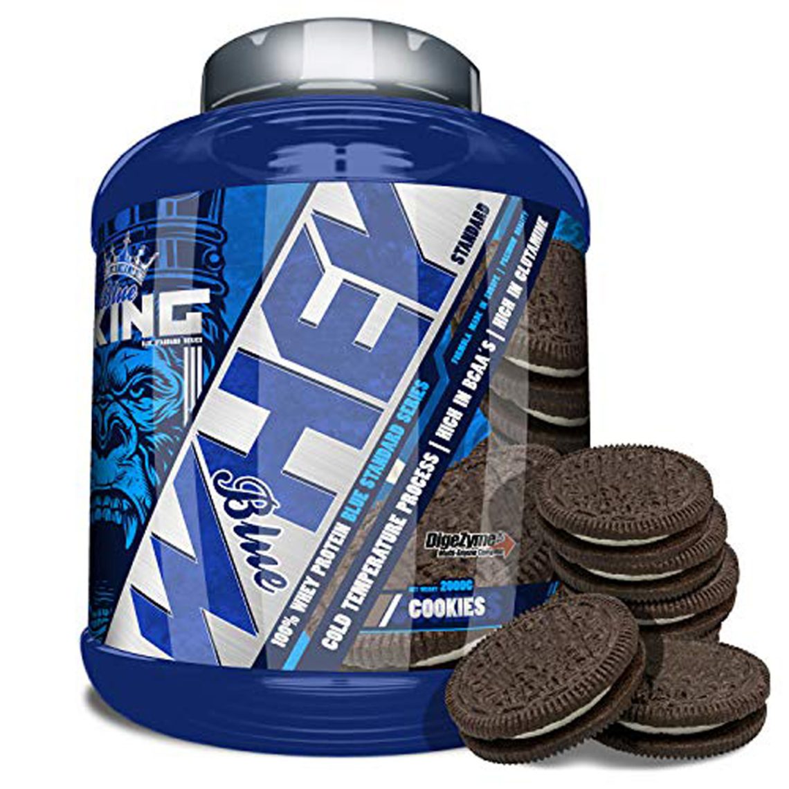 Proteina 100% Whey Protein Blue American Suplement 2 Kg.