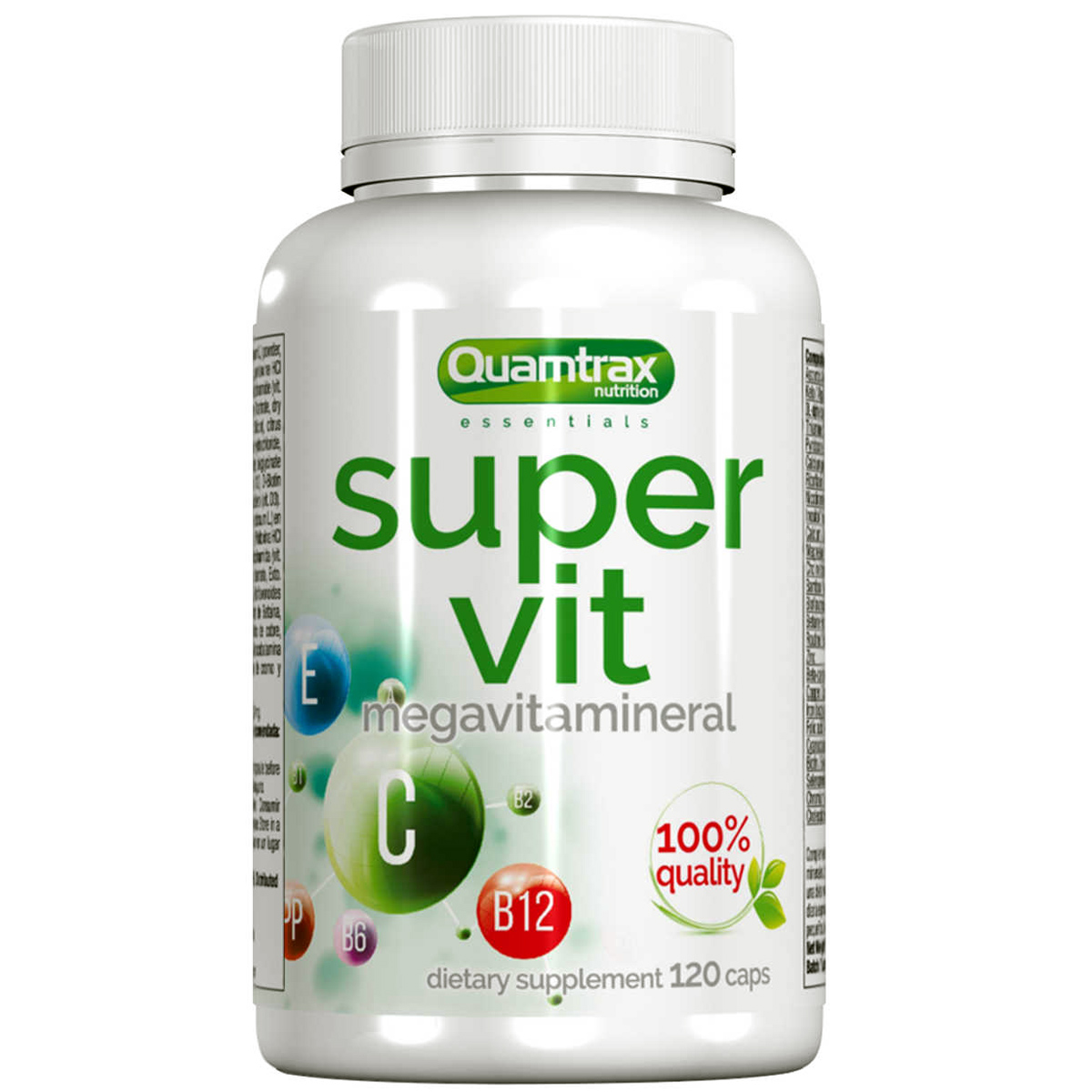 Multivitaminico Quamtrax Super Vit 120 Caps - Vitaminas Y Minerales