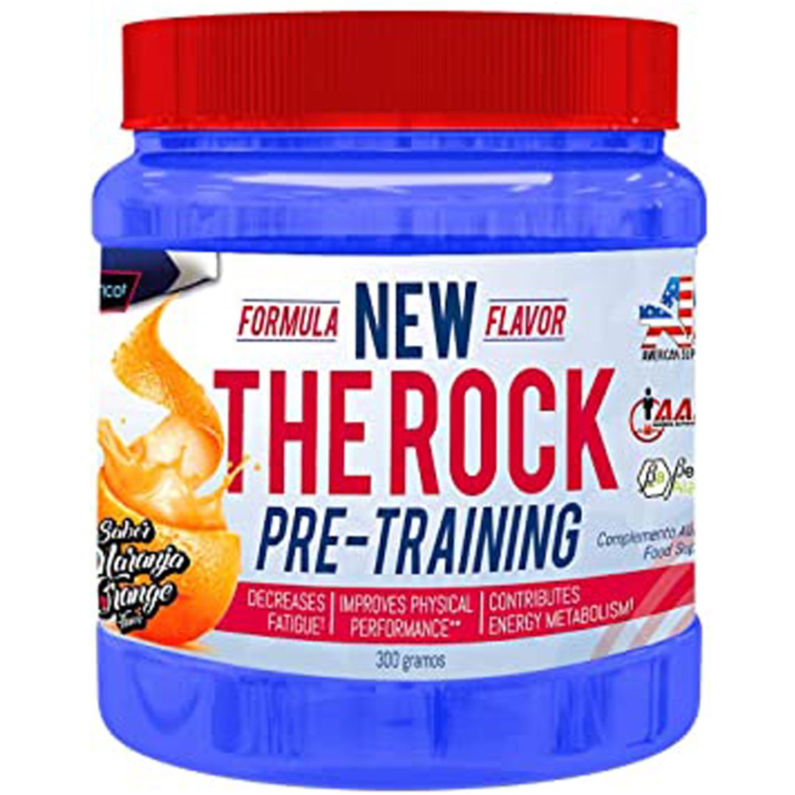 Pre-entreno The Rock American Suplement Formula Americana 300 Gr.